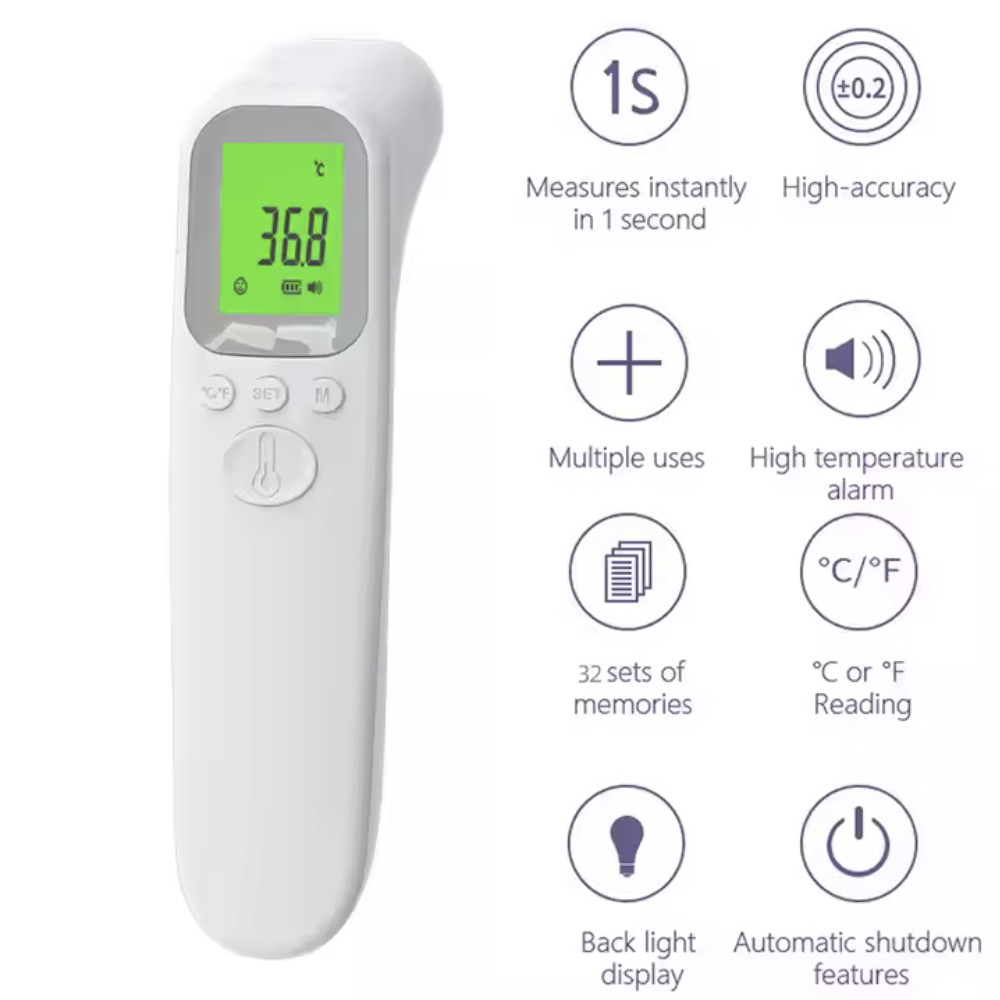 79g Non Contact Infrared Thermometer With 3-5cm Measuring Distance