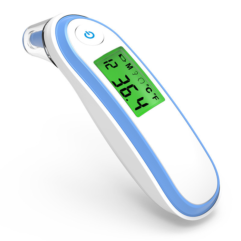 Touchless Infrared Forehead Thermometer With Fever Alarm And LCD Display
